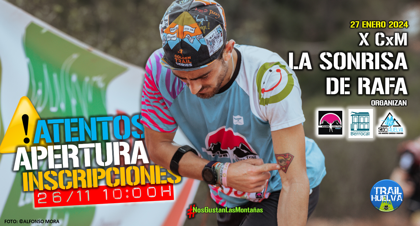Apertura inscripciones de la edición más especial de La Sonrisa de Rafa – Trail Huelva